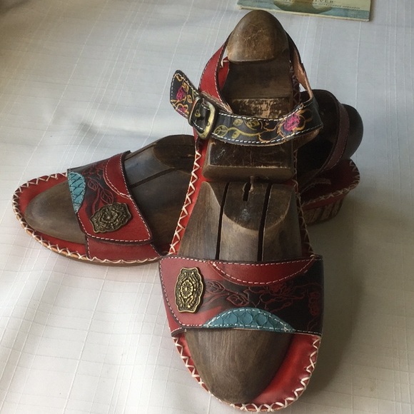 Hand Crafted | Shoes | Bohemian Hand Stitchedtooled Leather Sandals ...